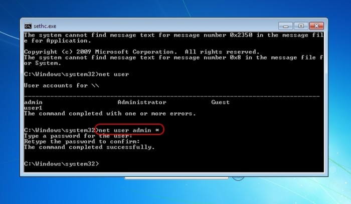 Recuperare parola de Windows 7, chiar si pentru contul Administrator ...
